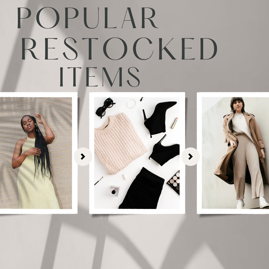 Restocked Popular Items – Phashion-De-Luxe